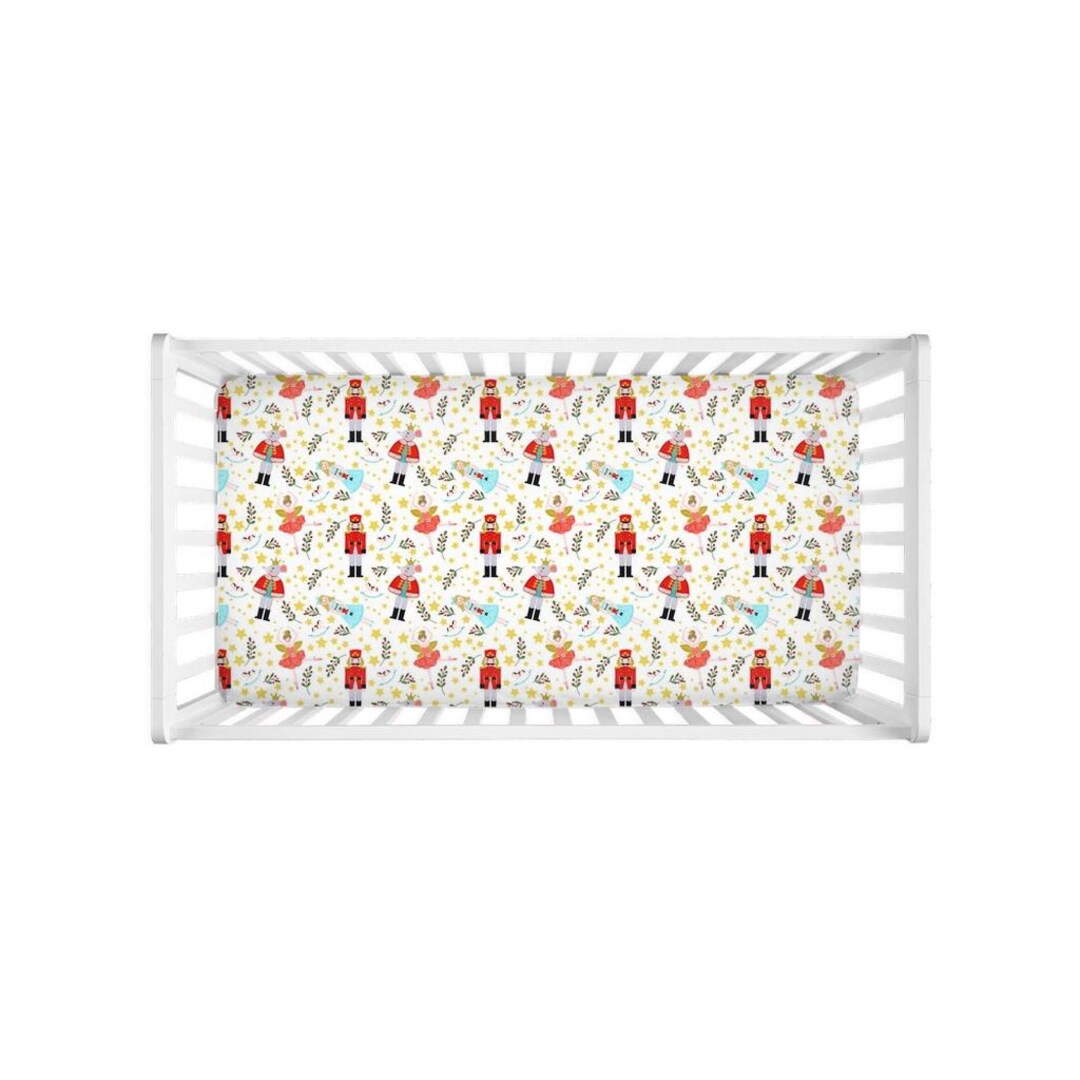 Nutcracker Crib Sheet - Holiday Bedding - Christmas Crib Bedding - Etsy