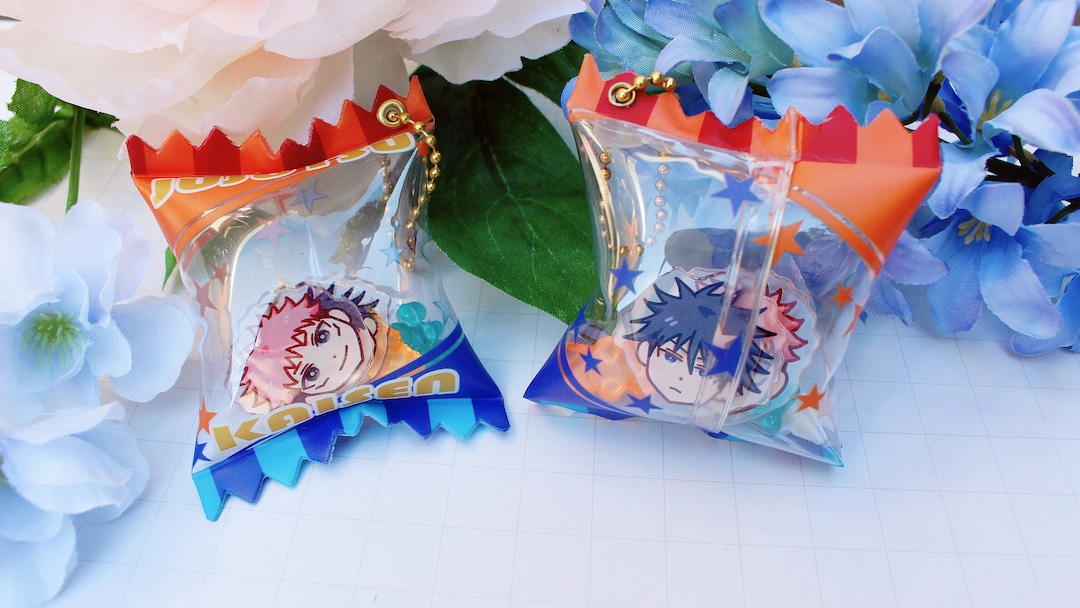 JJK ITAFUSHI Candy Bag Charm | Itadori Yuji, Fushiguro Megumi| - Etsy