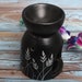 Floral Hand Painted Ceramic Oil Diffuser Blue Pottery Ocean Turquoise ...