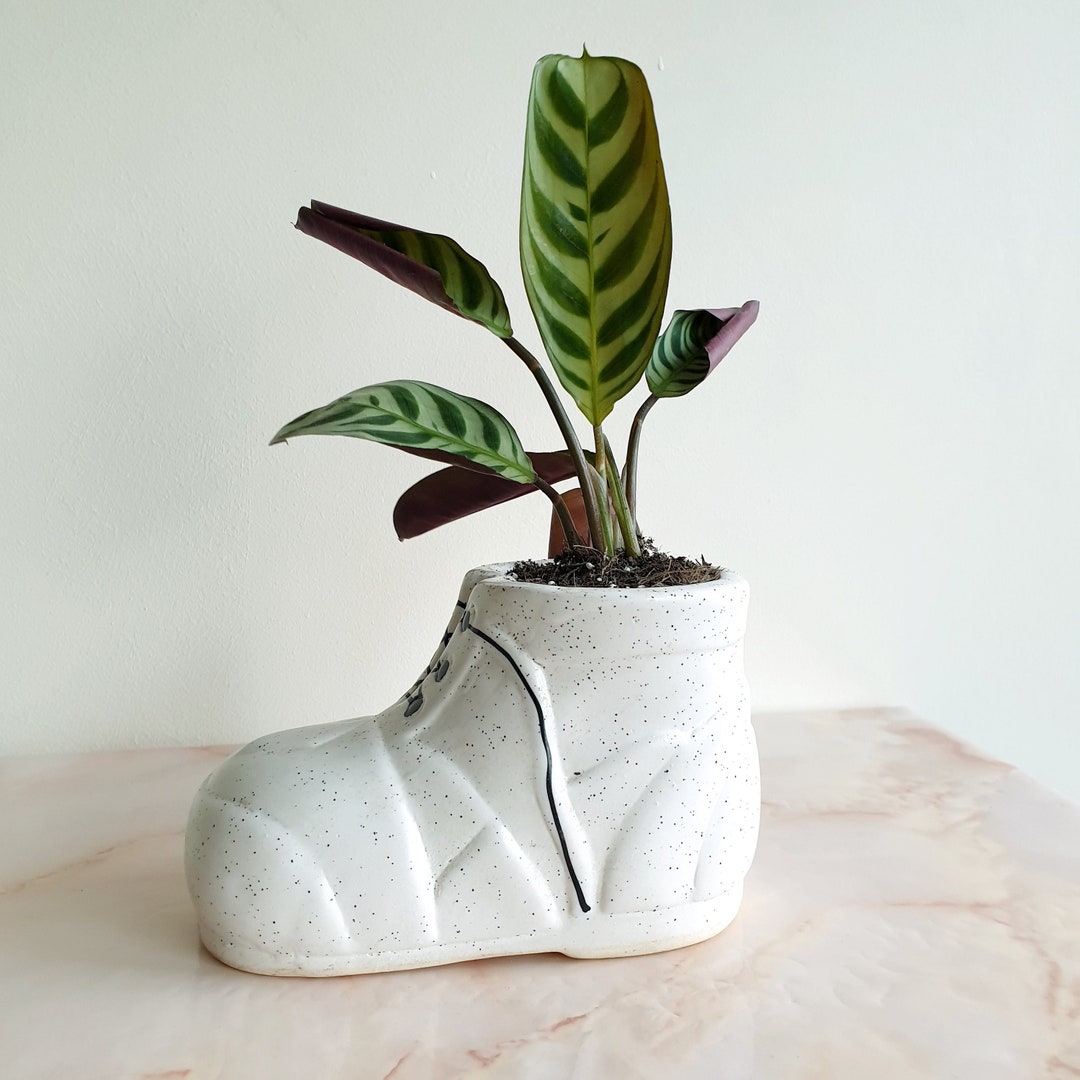 Set of 2 Boot Shoe Ceramic Planter Pots | Kids Fun Pot | 4" Height ...