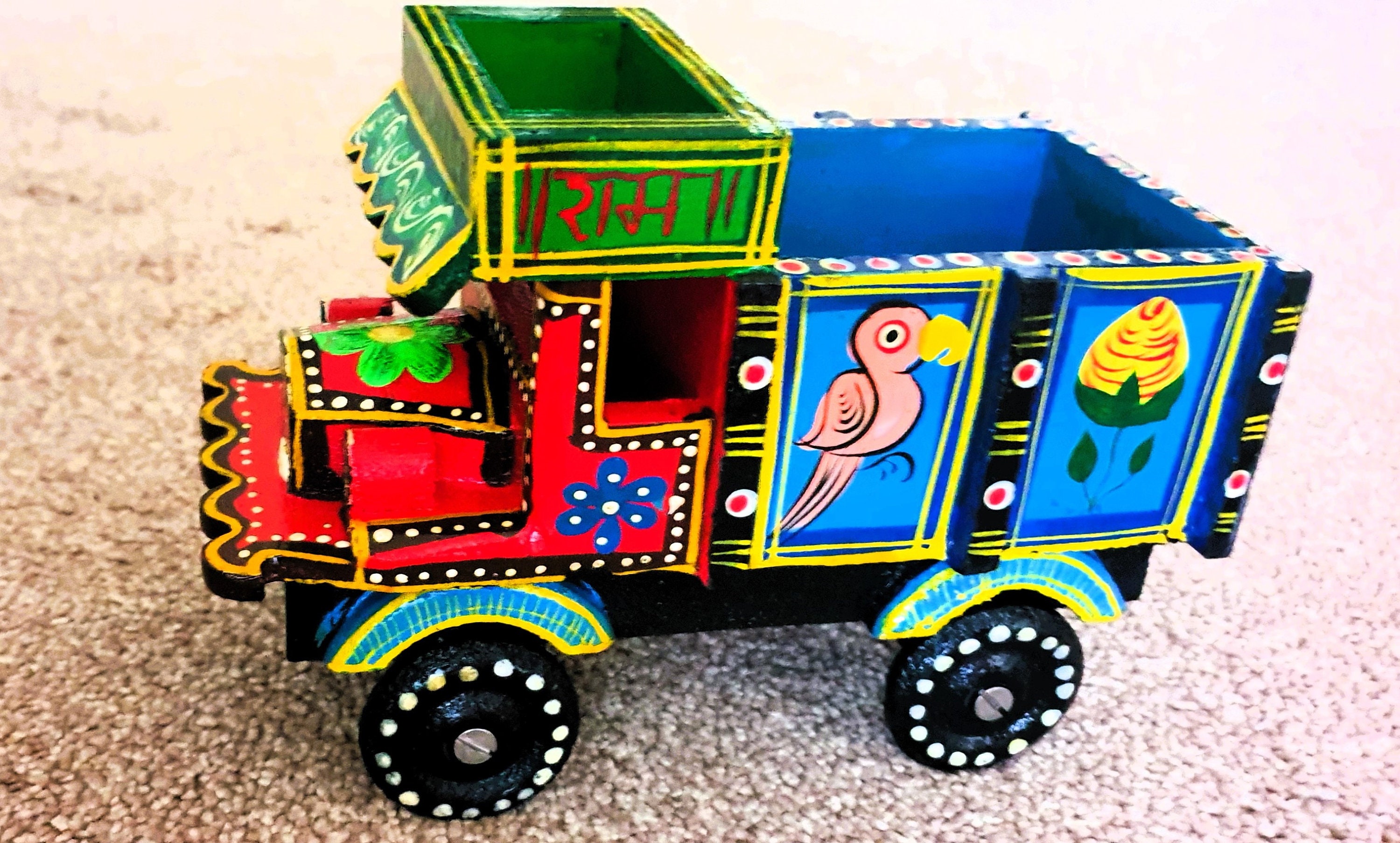 Iconic Handmade Indian Truck Model With Truck Art L Tata Lorry L ...
