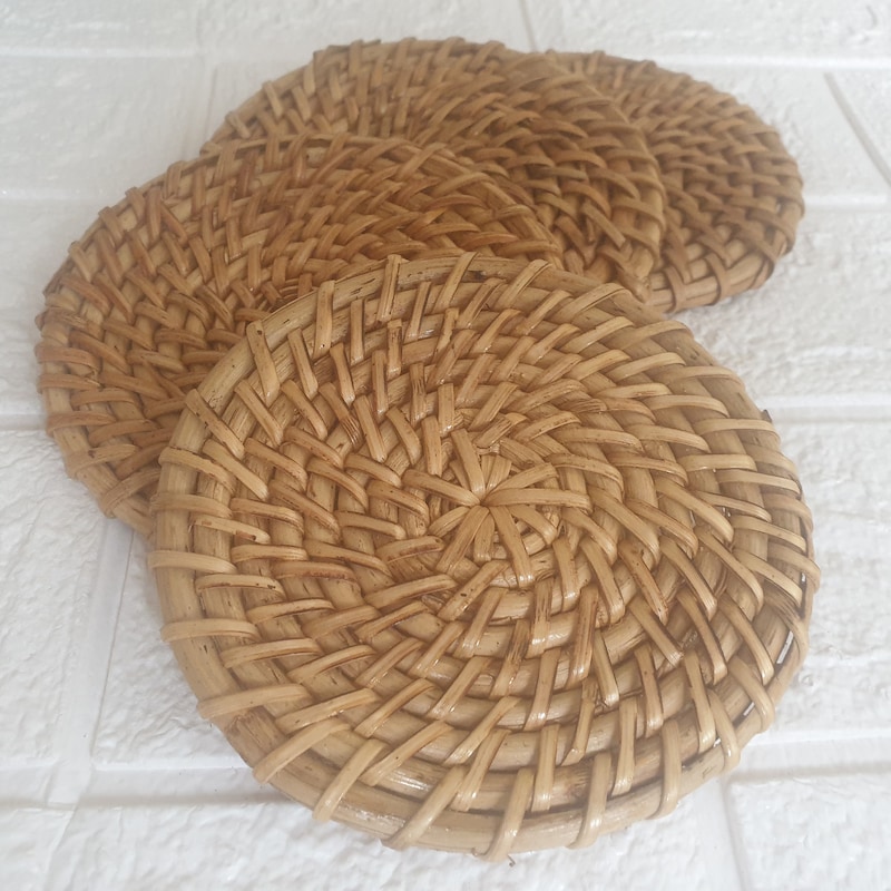 Hand Woven Coasters - Etsy