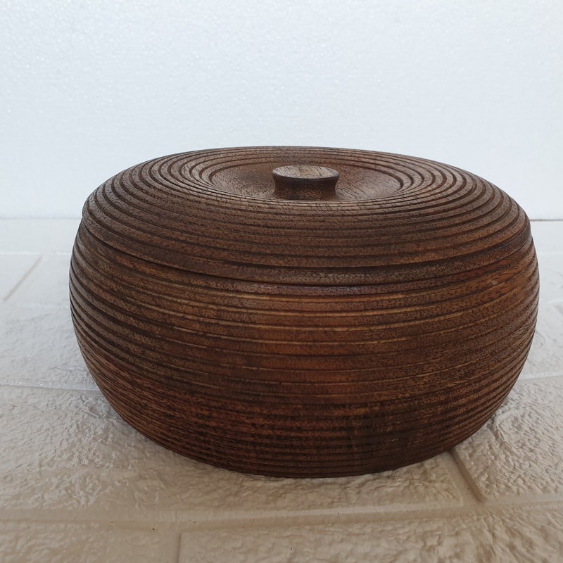 Round Wood Box - Etsy