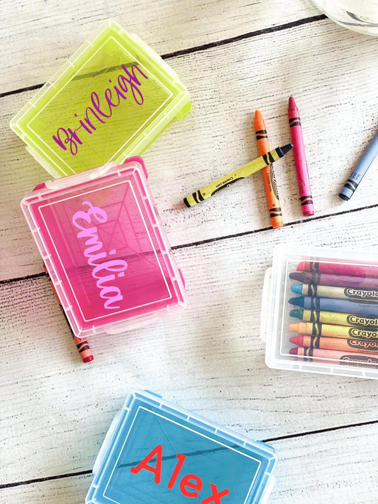 Personalized Back to School Crayon Box Custom Back to School - Etsy