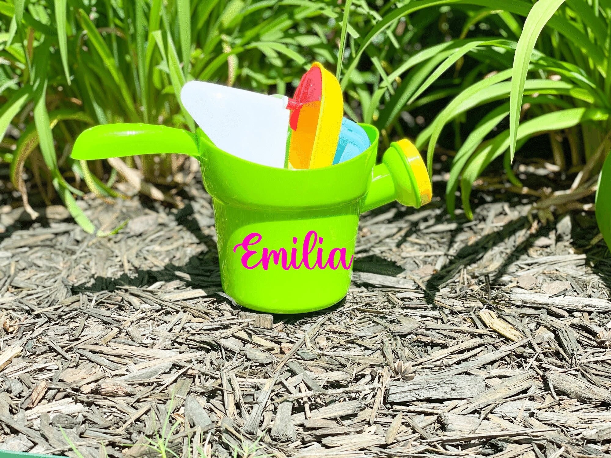 Personalized Beach Bucket Custom Beach Toys Kids Watering - Etsy