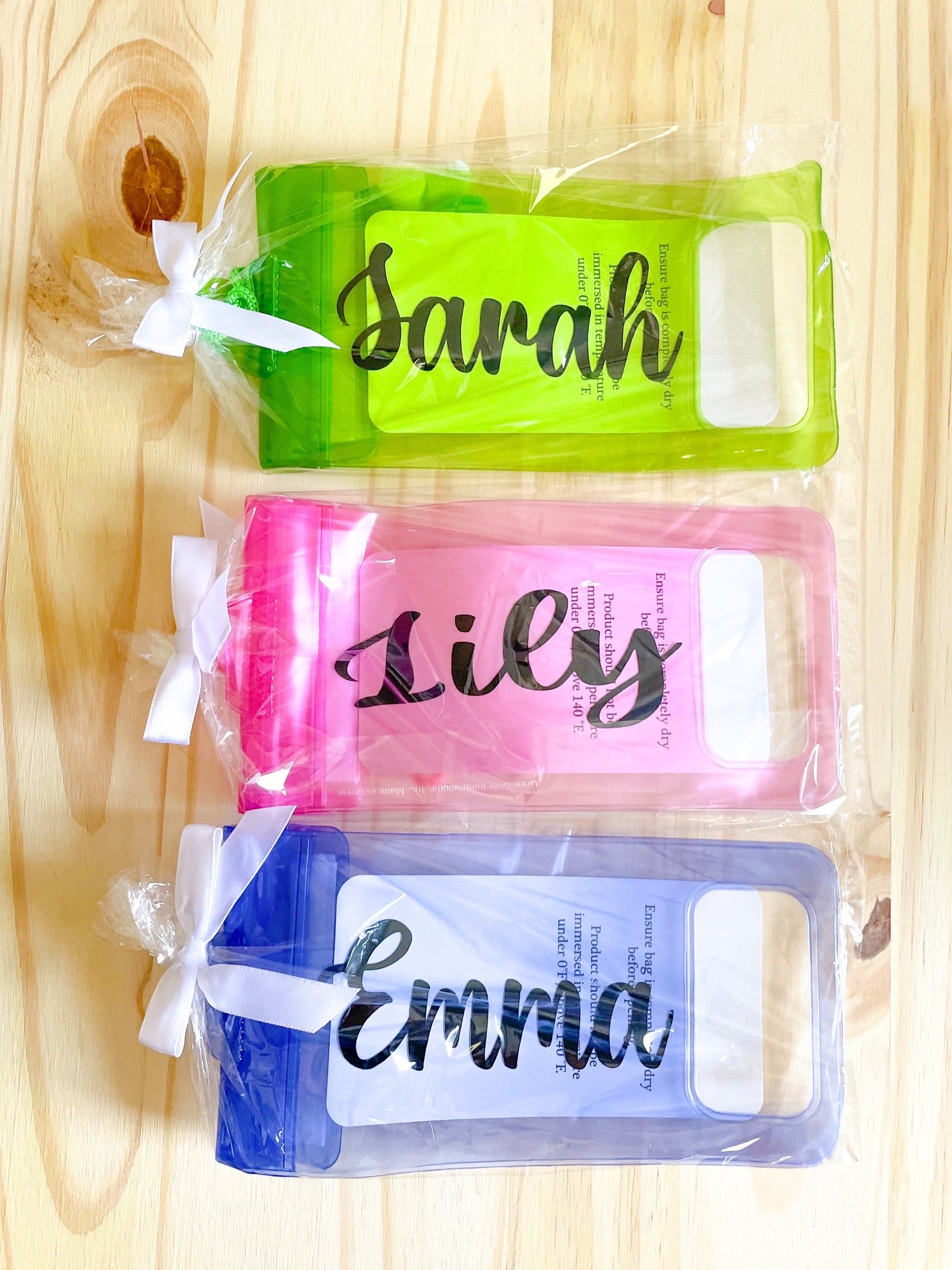 Personalized Waterproof Phone Case, Beach or Pool Phone Pouch ...