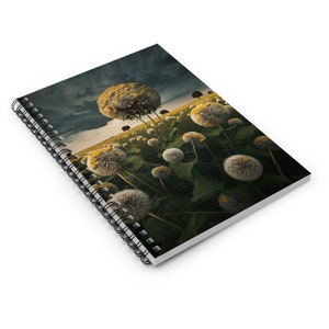 Spiral Notebook Ruled Line, Dandelions Field, Creative, Memories, Art, Writing, Notebook - Etsy