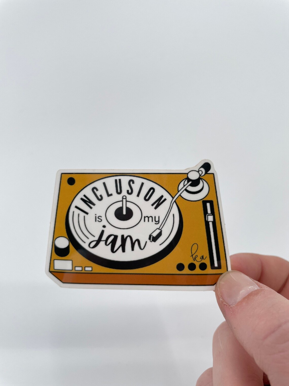 Inclusion is My Jam Record Player Disability Advocate | Etsy