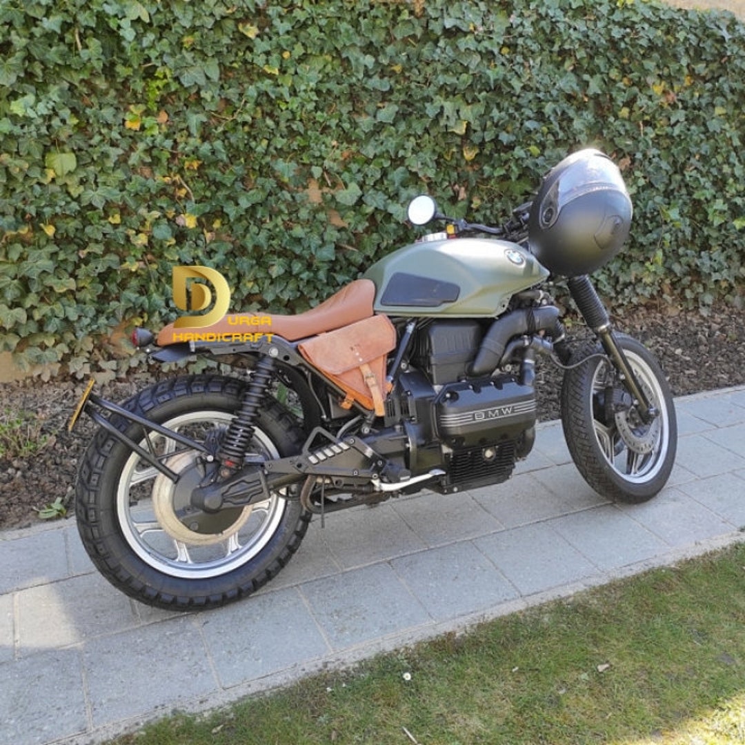 BMW K Series Leather Motorcycle Bag Triangle Leather Bag - Etsy