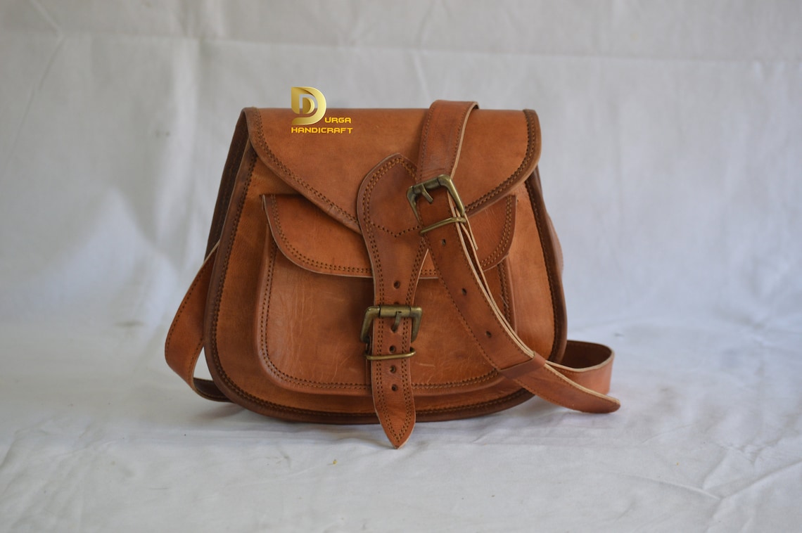 Women's Leather Crossbody Shoulder Sling Bag Handmade - Etsy
