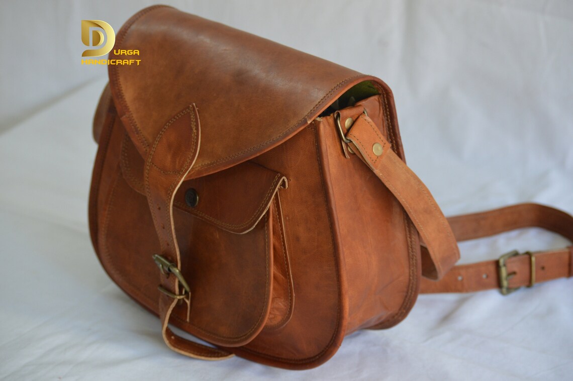 Women's Leather Crossbody Shoulder Sling Bag Handmade - Etsy