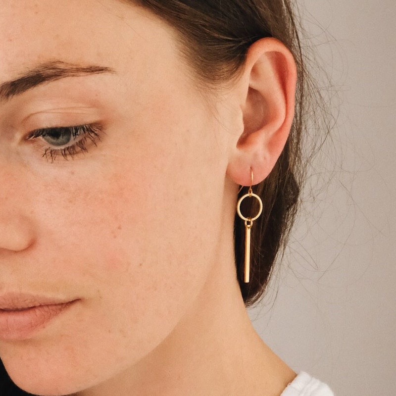 Geometric Earrings - Etsy