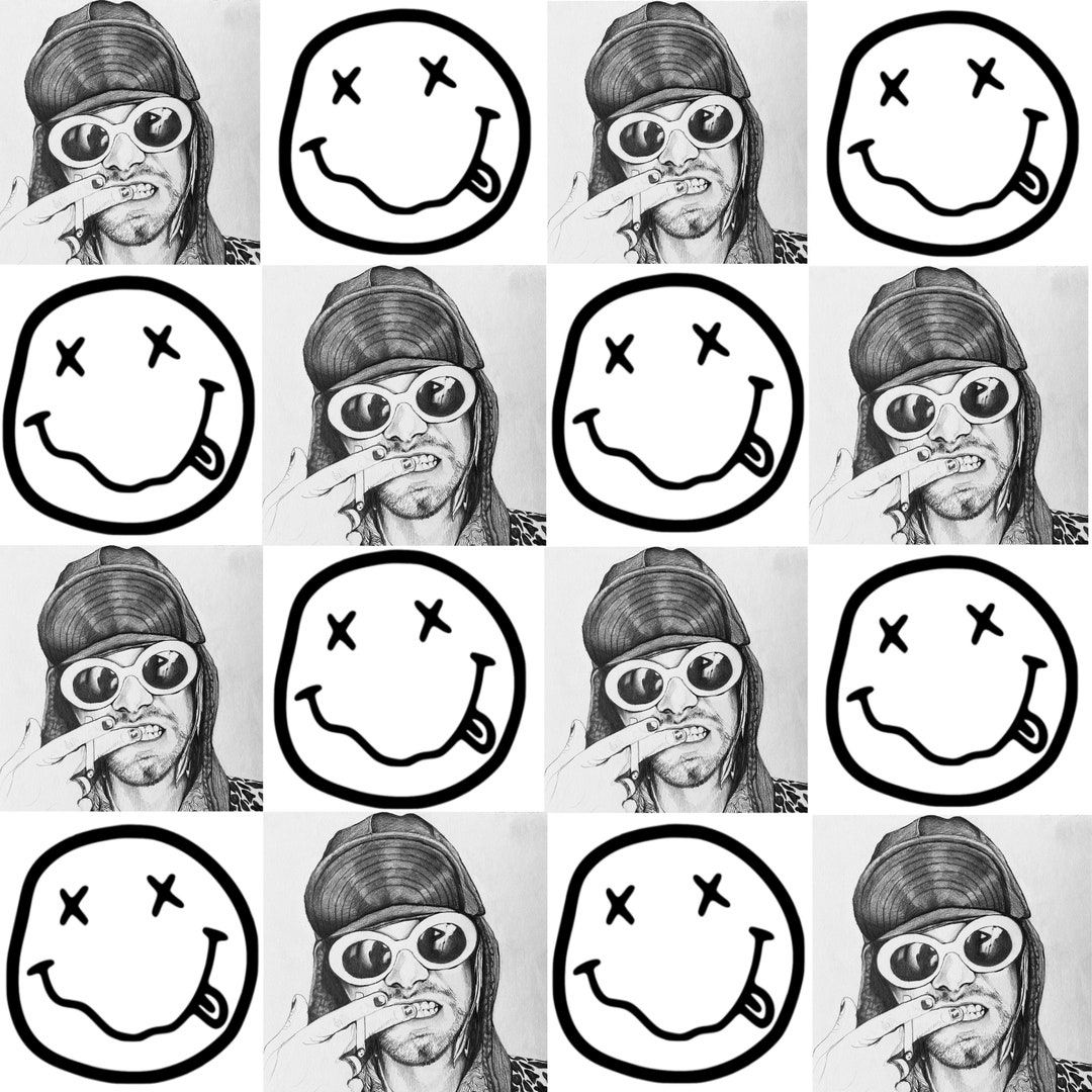 Kurt Cobain, Nirvana, Music Print, Artwork, Fine Art Print, Giclee ...