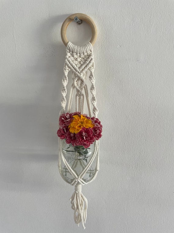 Macramé Vase - Etsy