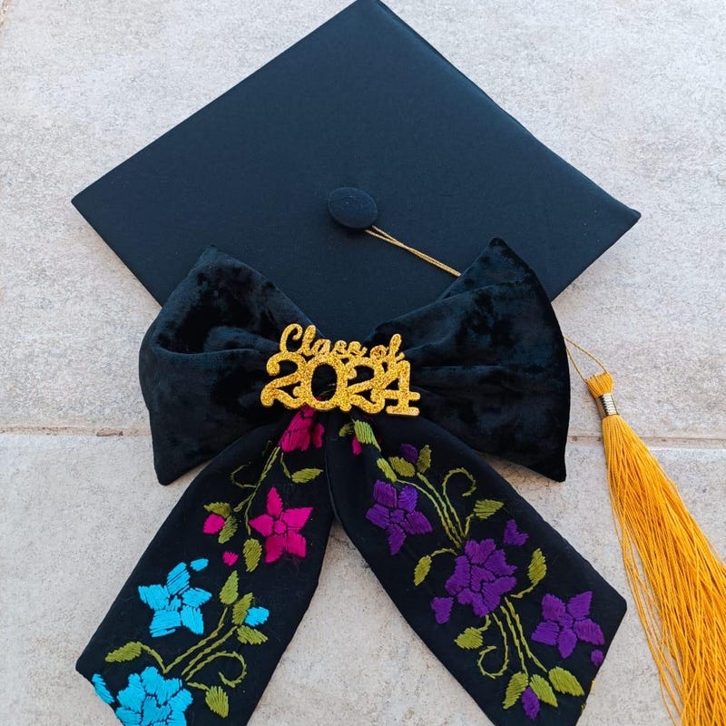 Graduation Cap Bow - Etsy
