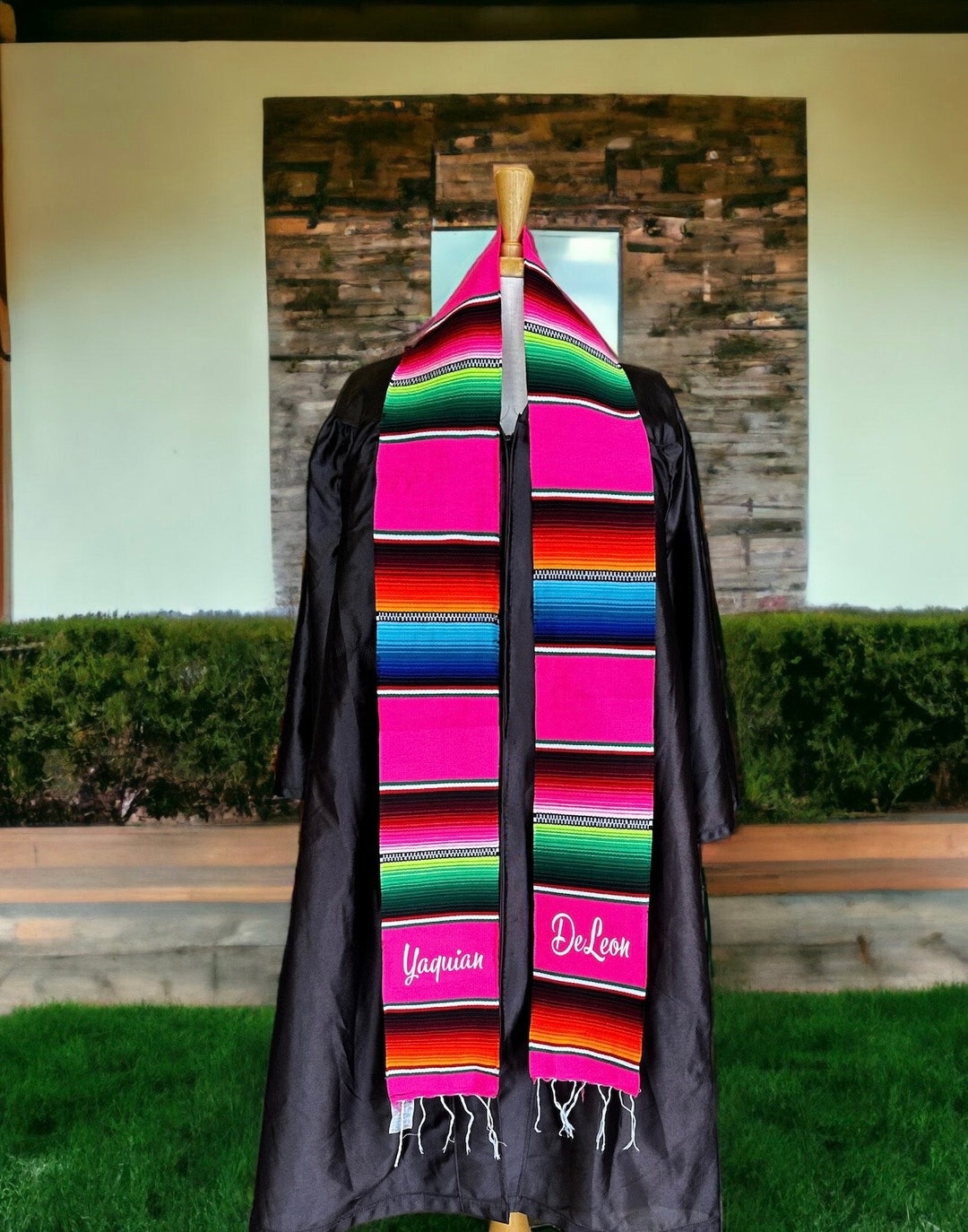 Custom Sarape Graduation Stole, Personalized Stole - Etsy