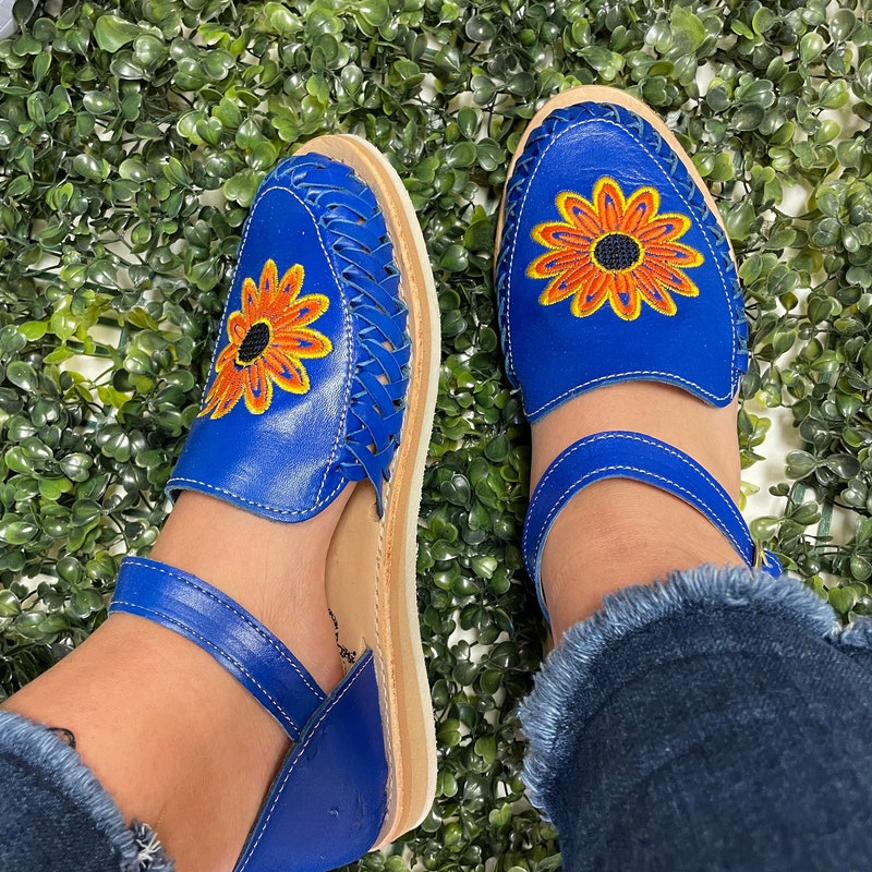 Royal Blue Sandals - Etsy