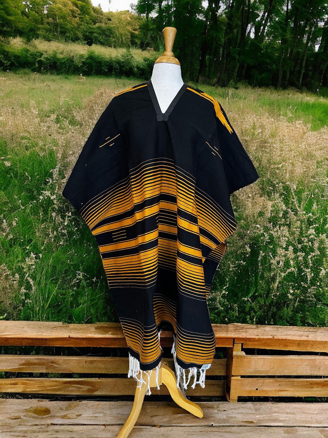 Mexican Gaban Poncho - Etsy