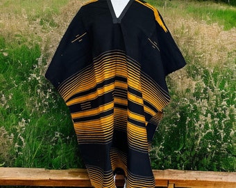 MEXICAN Eagle AGUILA MEXICANA Double Sided Reversible Mexico Poncho ...