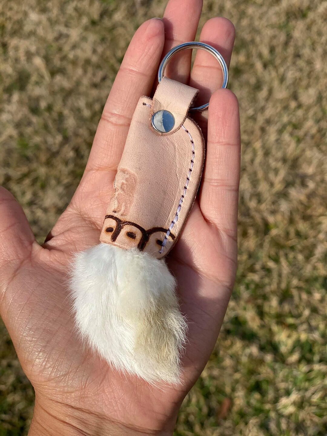 Rabit Foot Keychain - Etsy