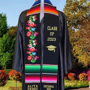 Floral Embroidered Personalized Mexican Graduation/limited QUANTITY - Etsy