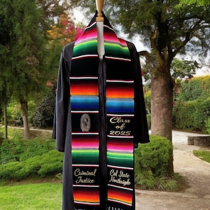 Mexican Sarape Graduation Stole, Personalized Stole - Etsy