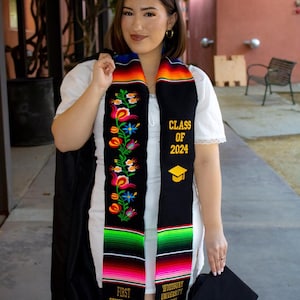 Floral Embroidered Personalized Mexican Graduation/limited QUANTITY - Etsy