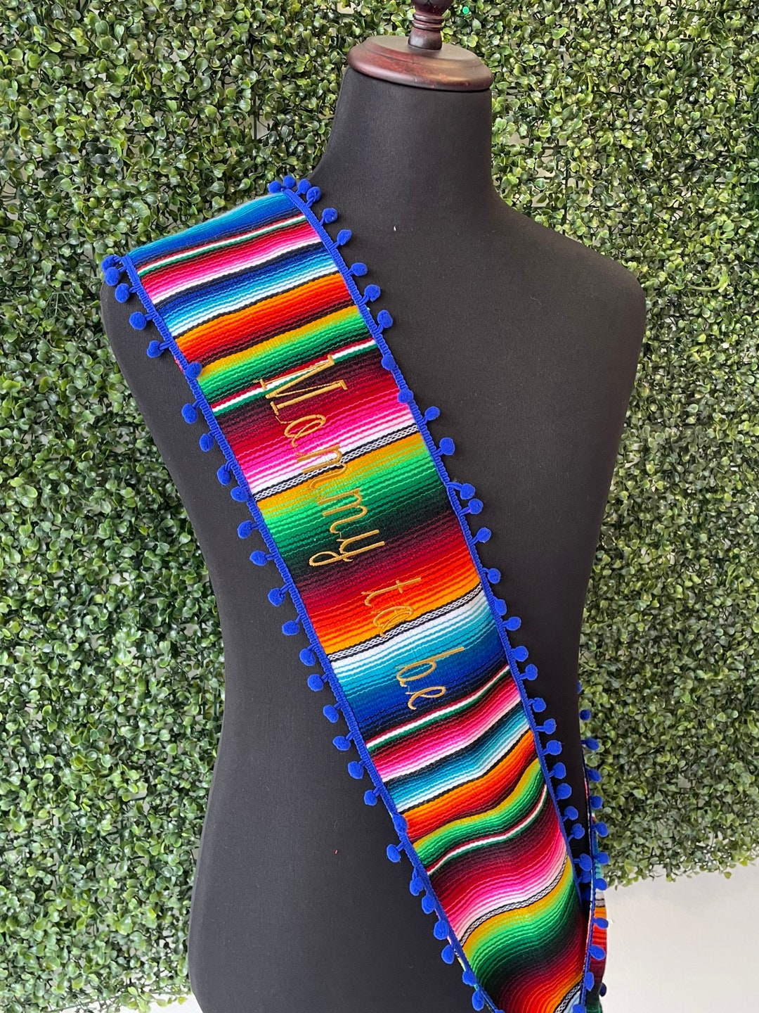 Handmade Serape Sash - Fiesta Baby Shower, Mommy to Be - Etsy