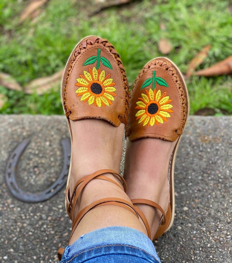 Women Handmade Huarache/ Mexican Women Huarache - Etsy