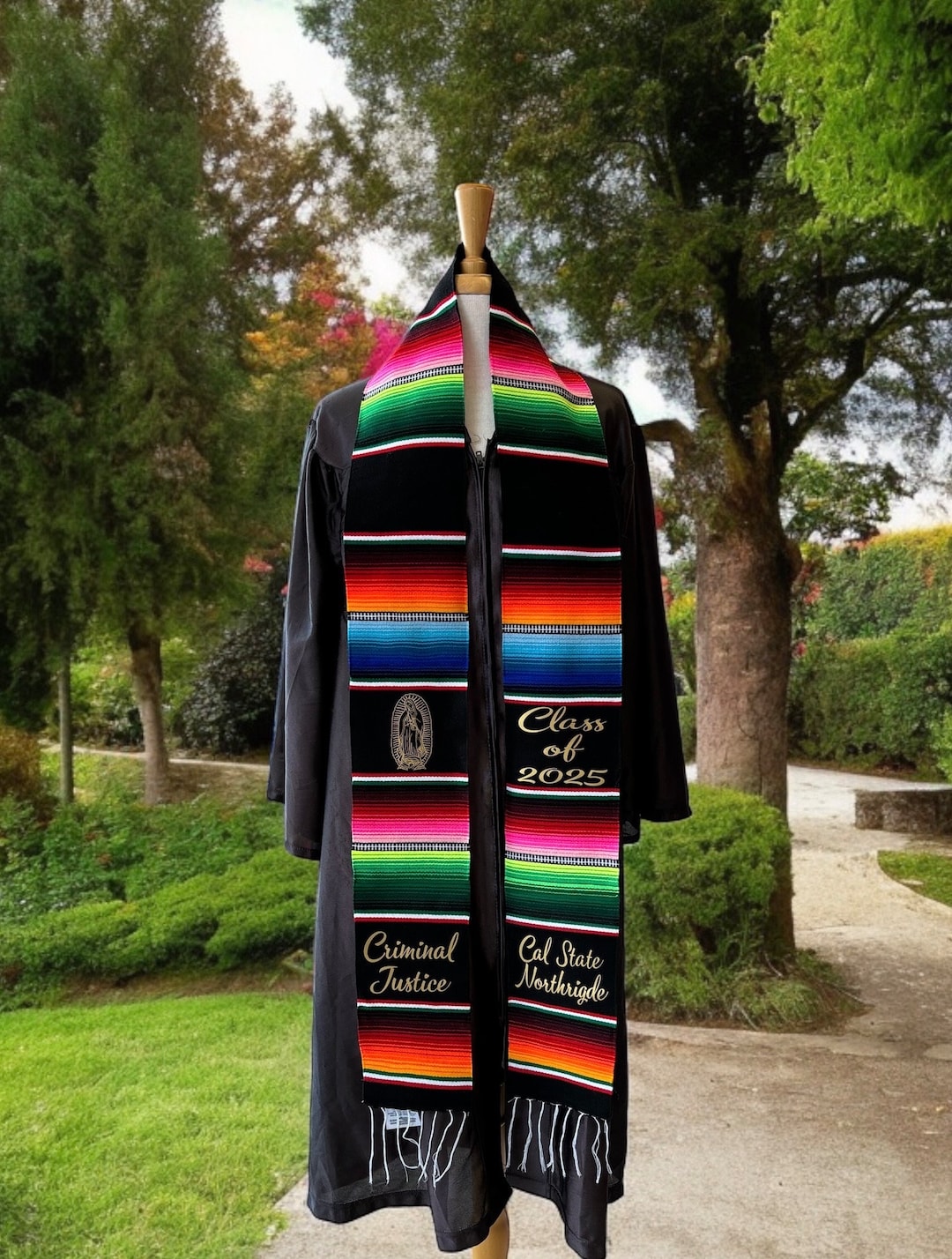Mexican Sarape Graduation Stole, Personalized Stole - Etsy