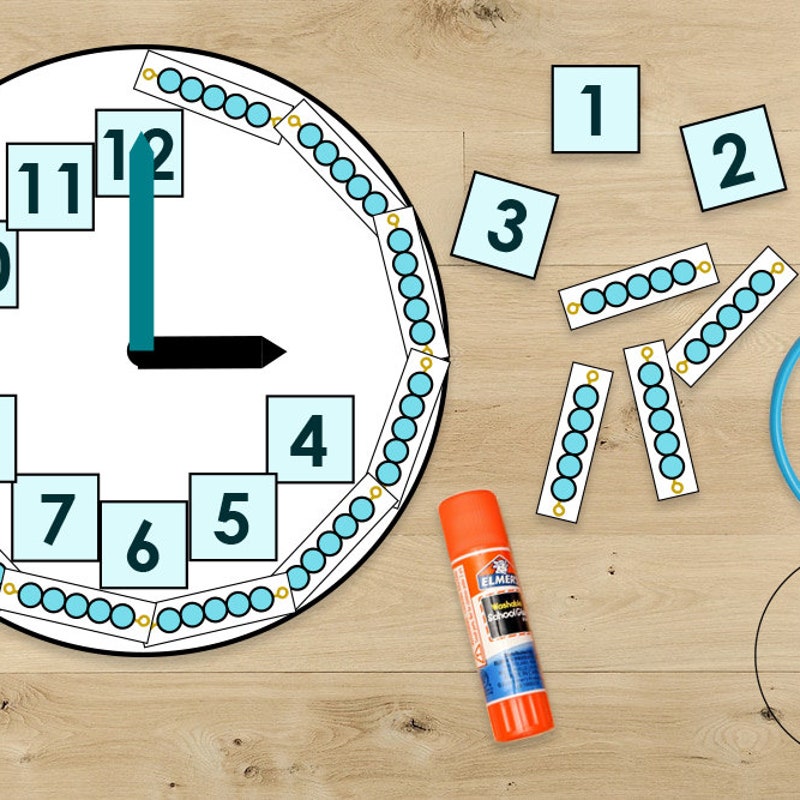 Time Telling Fraction - Etsy