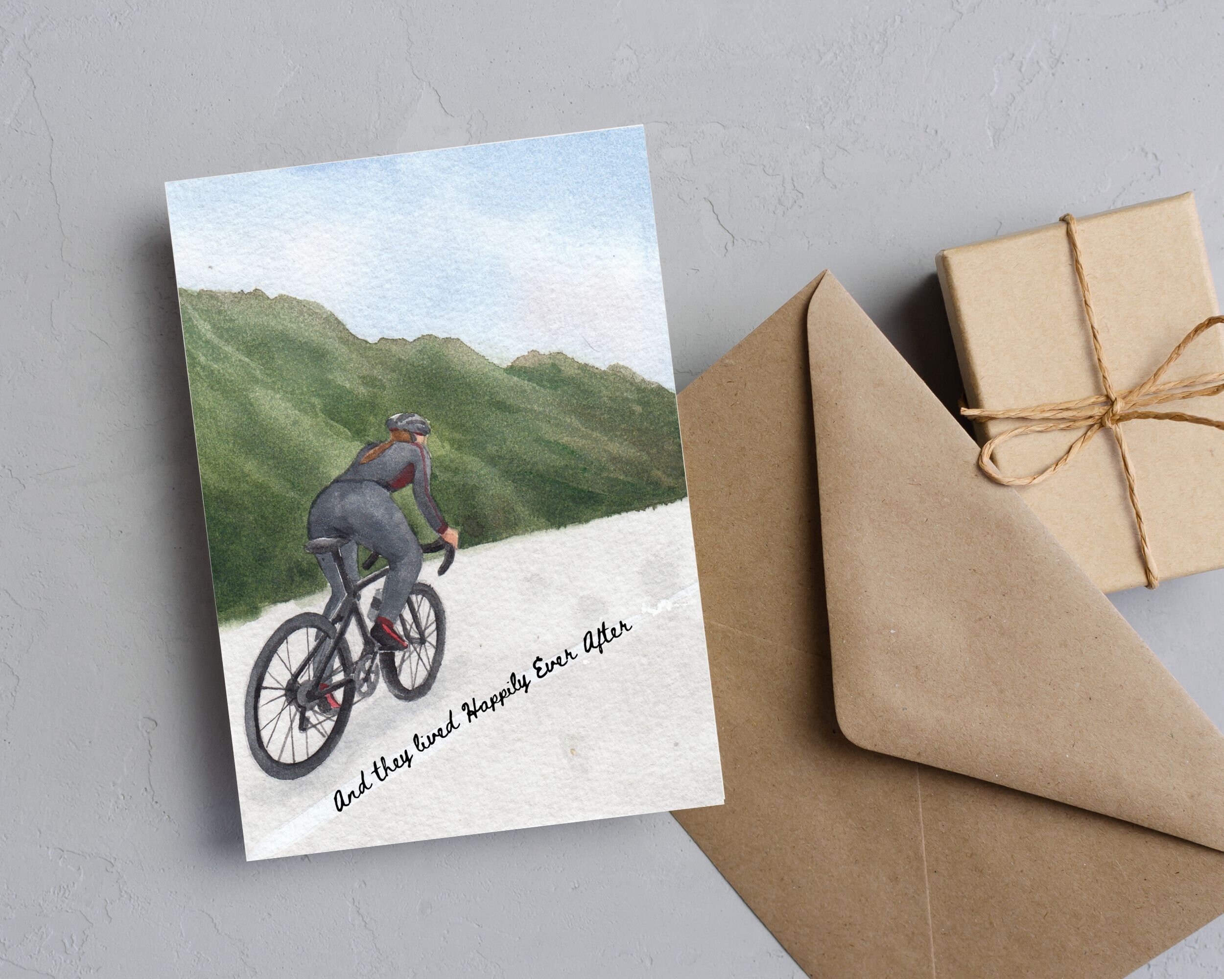 Printable Greeting Card for Cyclist Birthday Card Printable for Cyclist ...