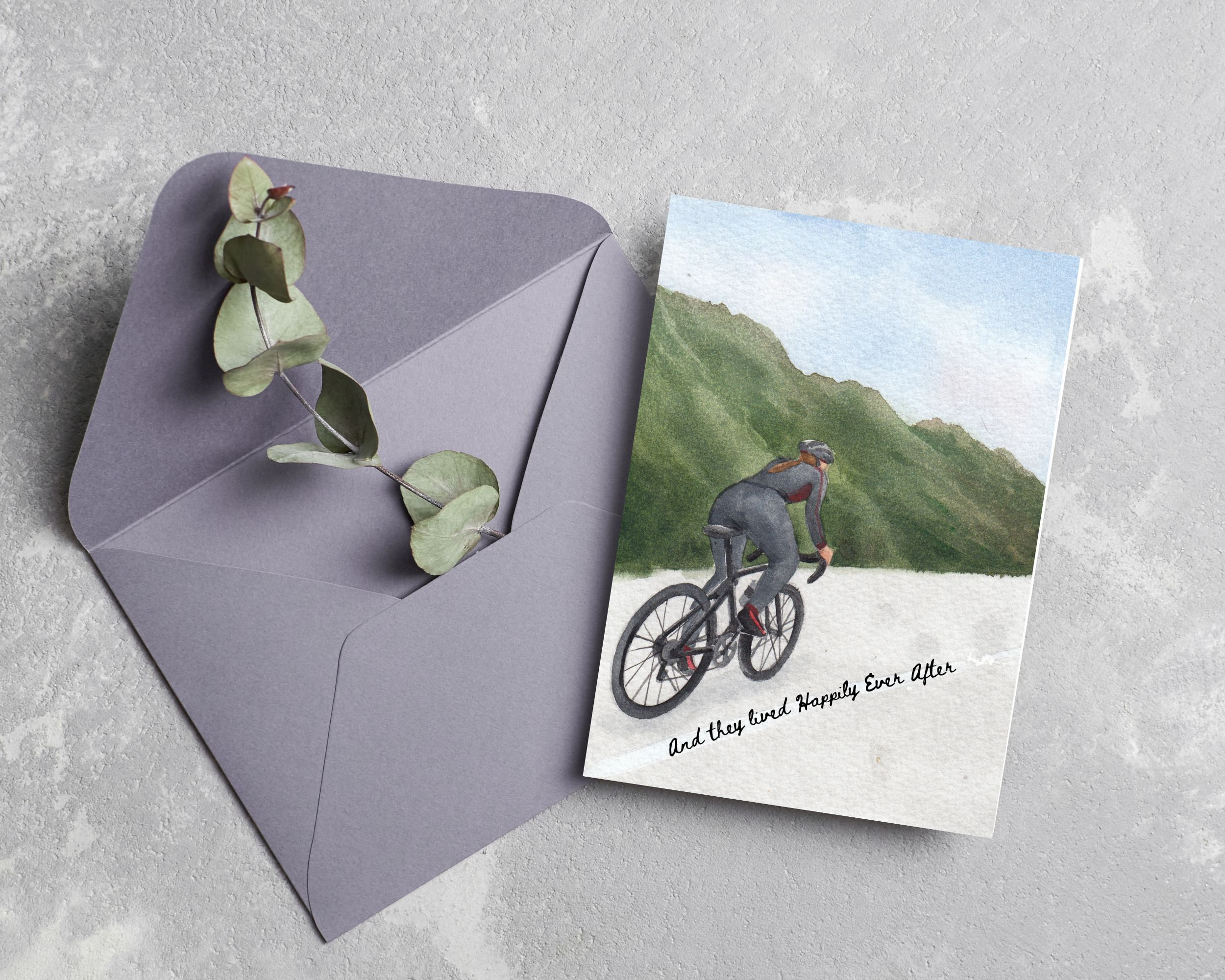 Printable Greeting Card for Cyclist Birthday Card Printable for Cyclist ...