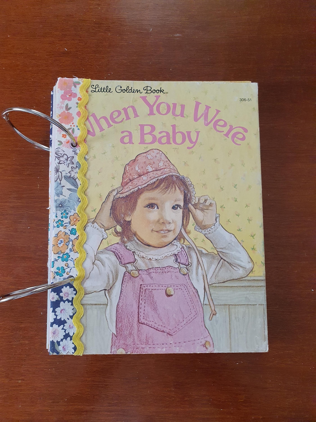 When You Were a Baby Golden Book Ring Bound Junk Journal - Etsy