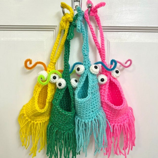 CROCHET PATTERN: Mini Yip Yip, Crochet Hanging Yip Yip, Car Hanger, Mirror Hanger, Hanging ...