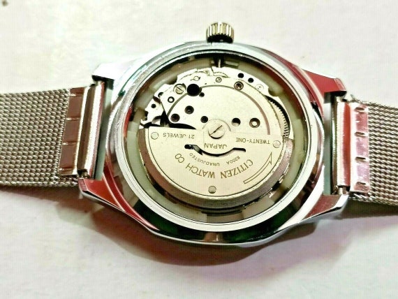 Rare Citizen Automatic Day Date Blue Color Dial Mens … - Gem