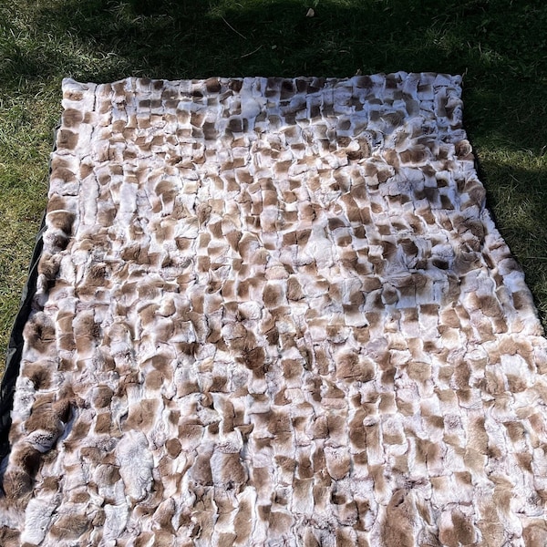 Genuine Animal Fur Blanket - Etsy