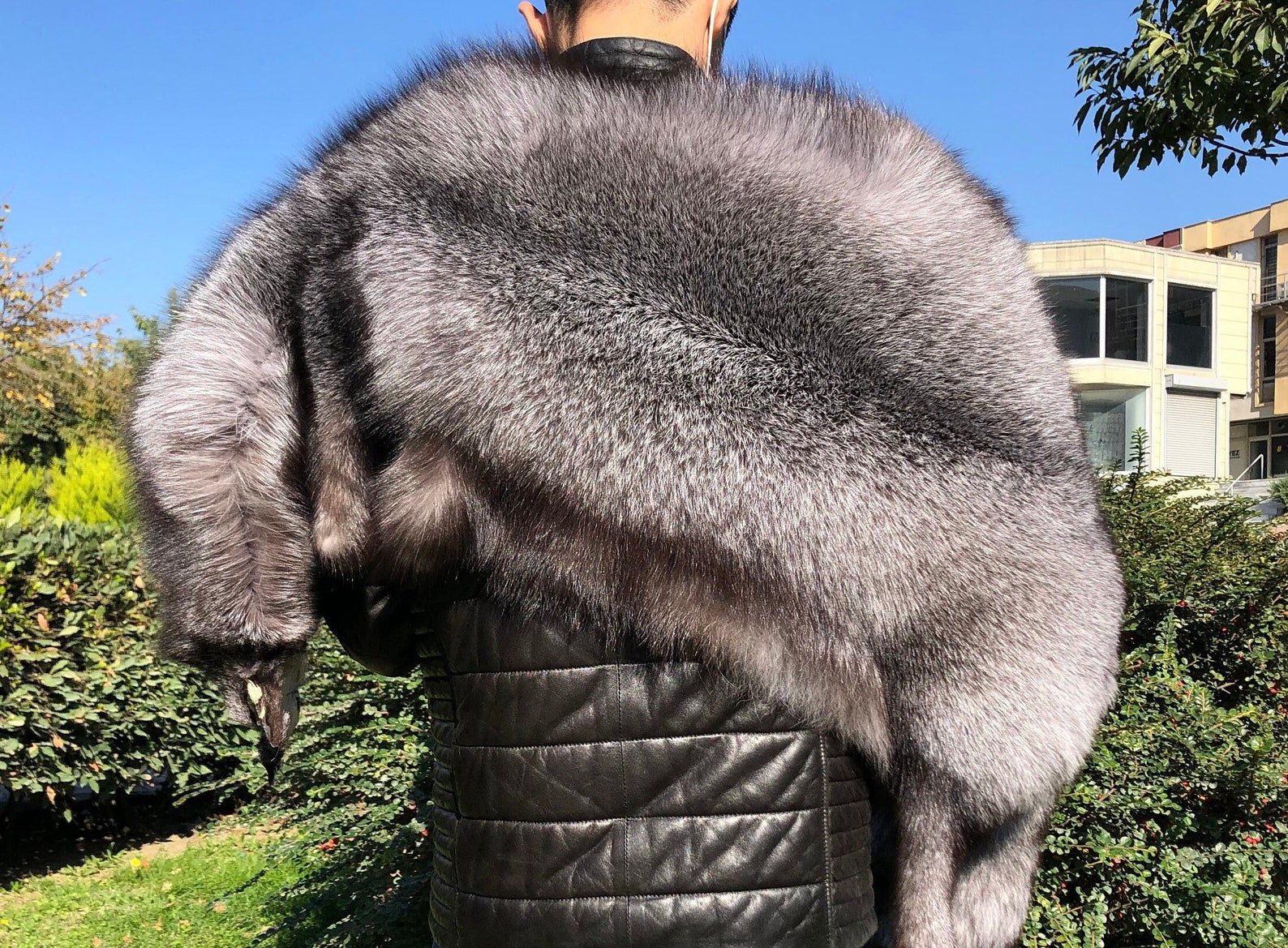 Genuine Silver Fox Fur 1st Class Fox Pelt Real Wild Fox Furs | Etsy