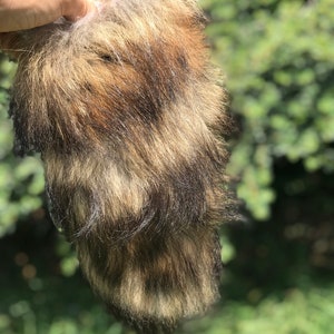 Golden Yellow Color Foxtail Genuine Real Fox Tail A+quality Fox Fur ...