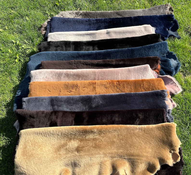 11 Different Color Shearling Merino Sheep Pelt Upholstery - Etsy