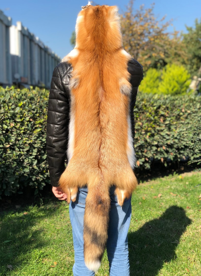 High Quality 1st Class Red Fox Pelt Real Wild Fox Furs Genuine - Etsy