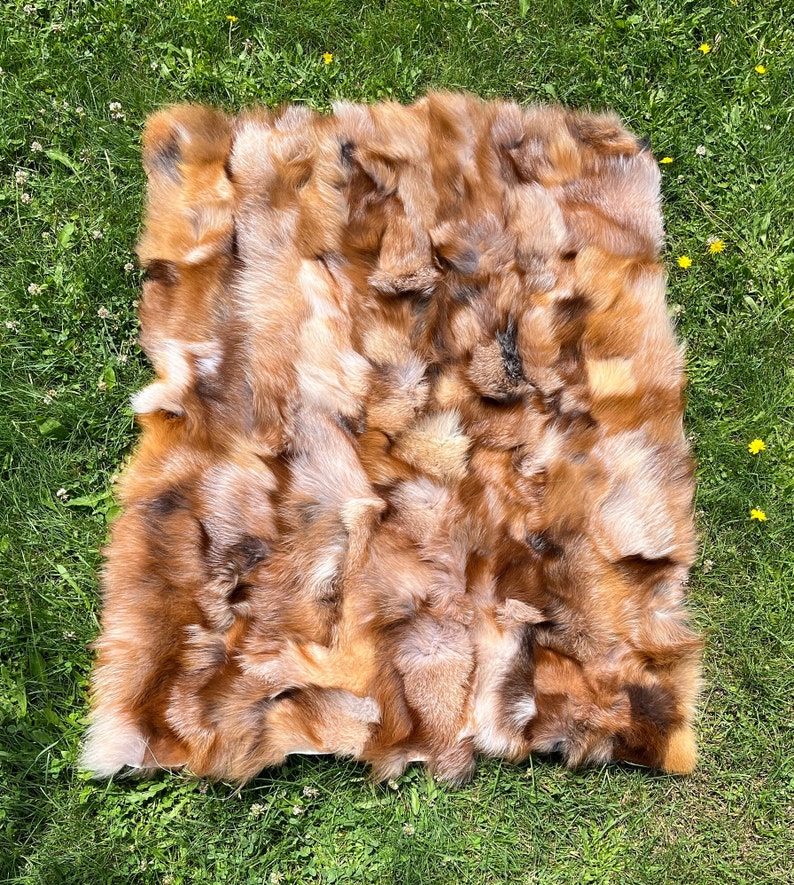 Fox Hide for Altars Wild Fox Fur Canadian Fox Pelt - Etsy