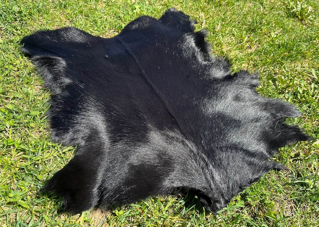 Black Goatskin, Satanism Fur, Black Goat Fur for Ritual Corner, Goat ...