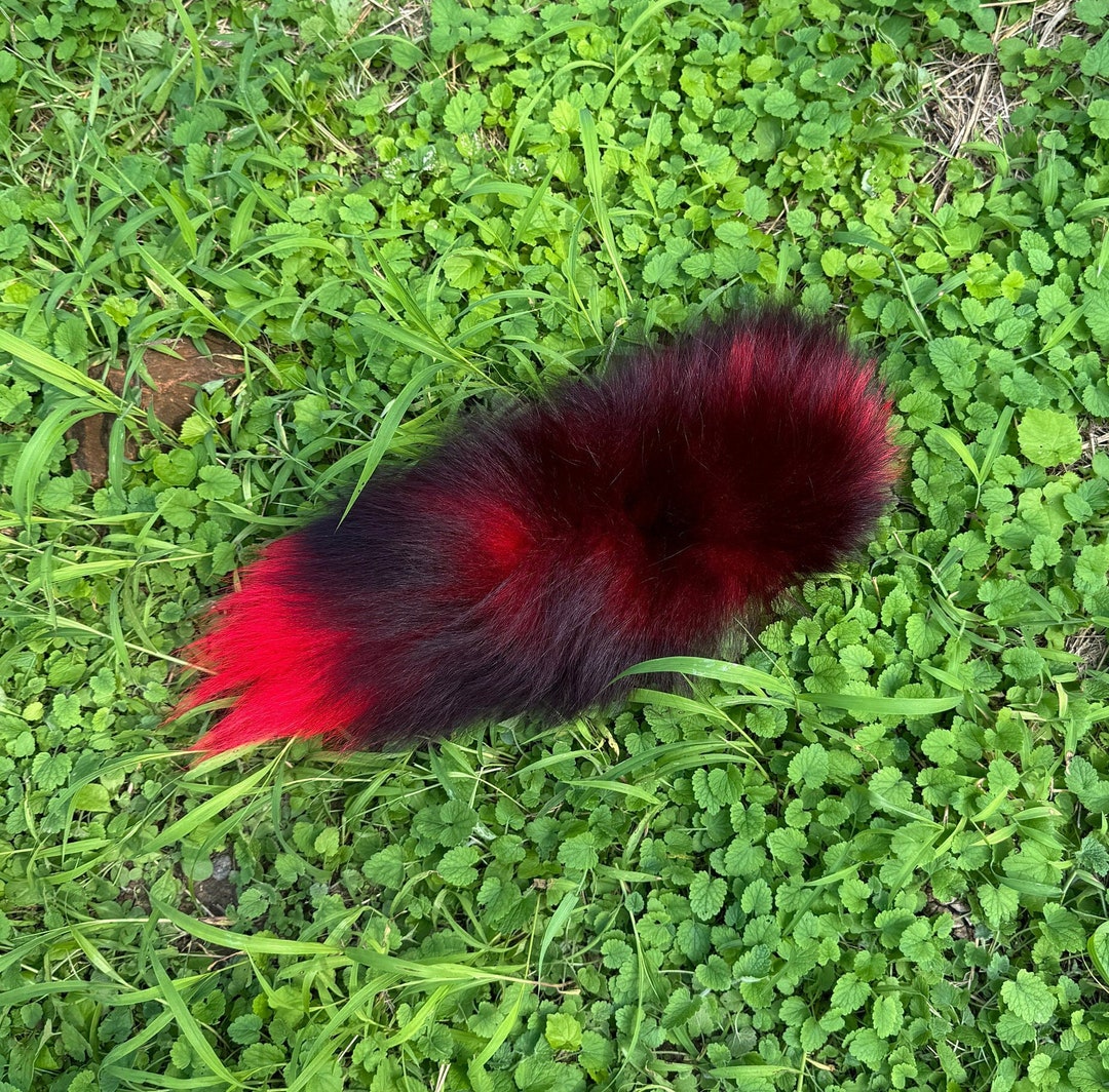 RED FOX TAIL, Real Fox Tails, Tanned Foxtail, Genuine Fur, Attractive ...