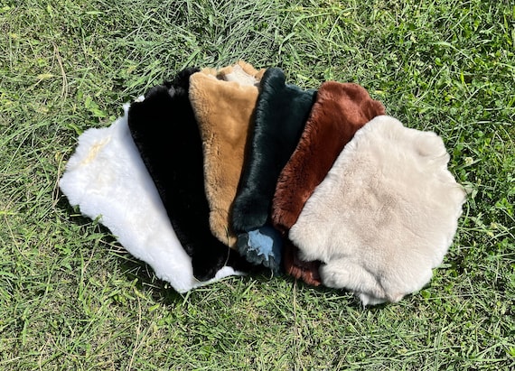 Rex Rabbit Fur 6 Different Real Natural Colors - Etsy