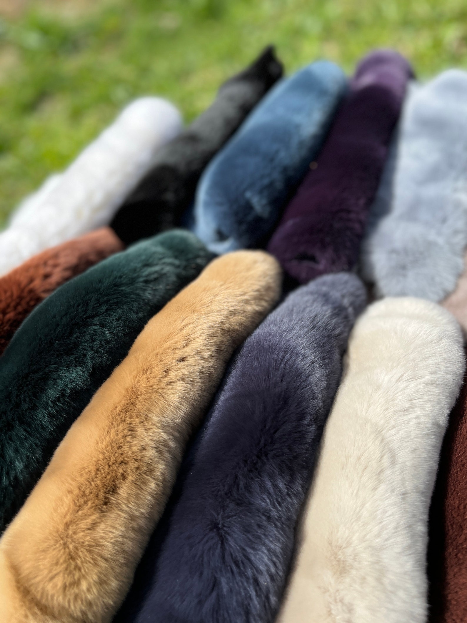 12 Different Color Rabbit Fur Genuine Fur Real Rabbit - Etsy