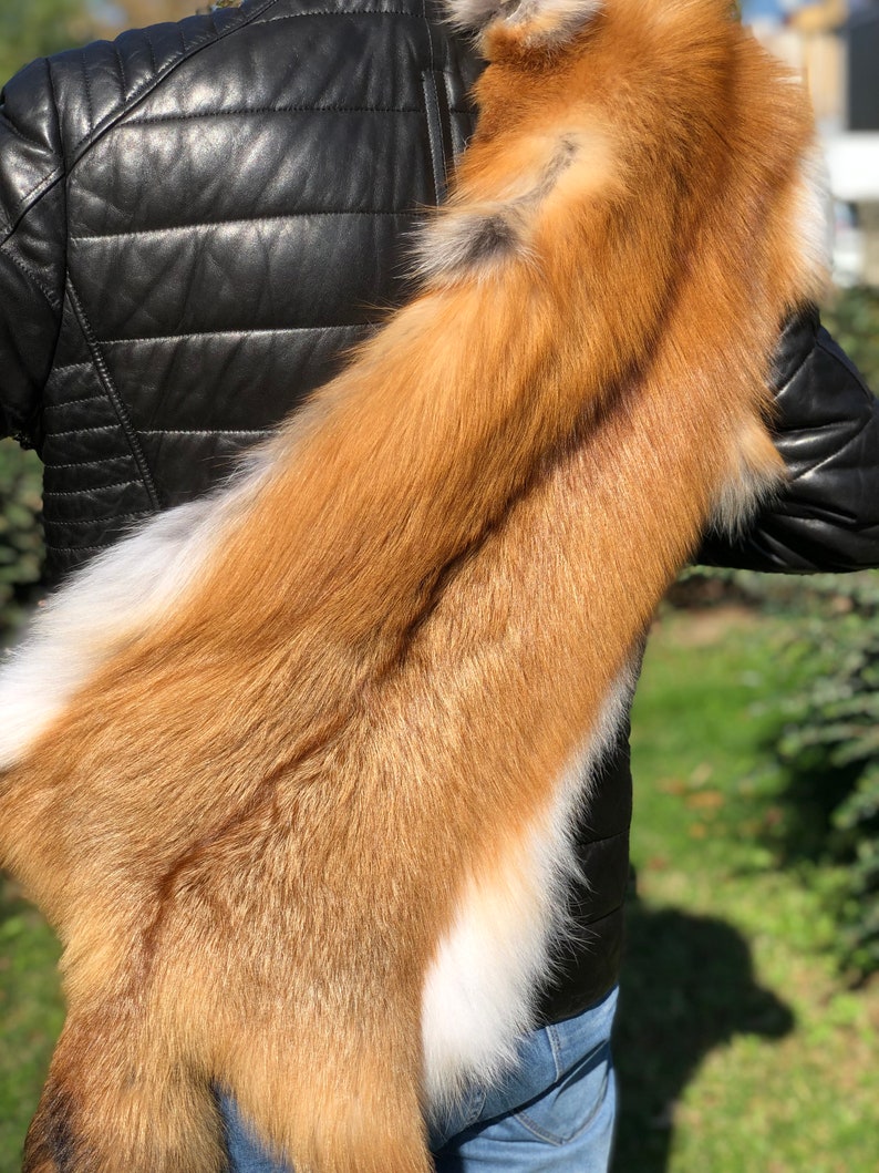 North American Red Fox Hide, Ethically Sourced Fox Leather, Furs for ...