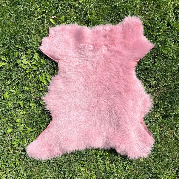 Pink Fur Rug - Etsy