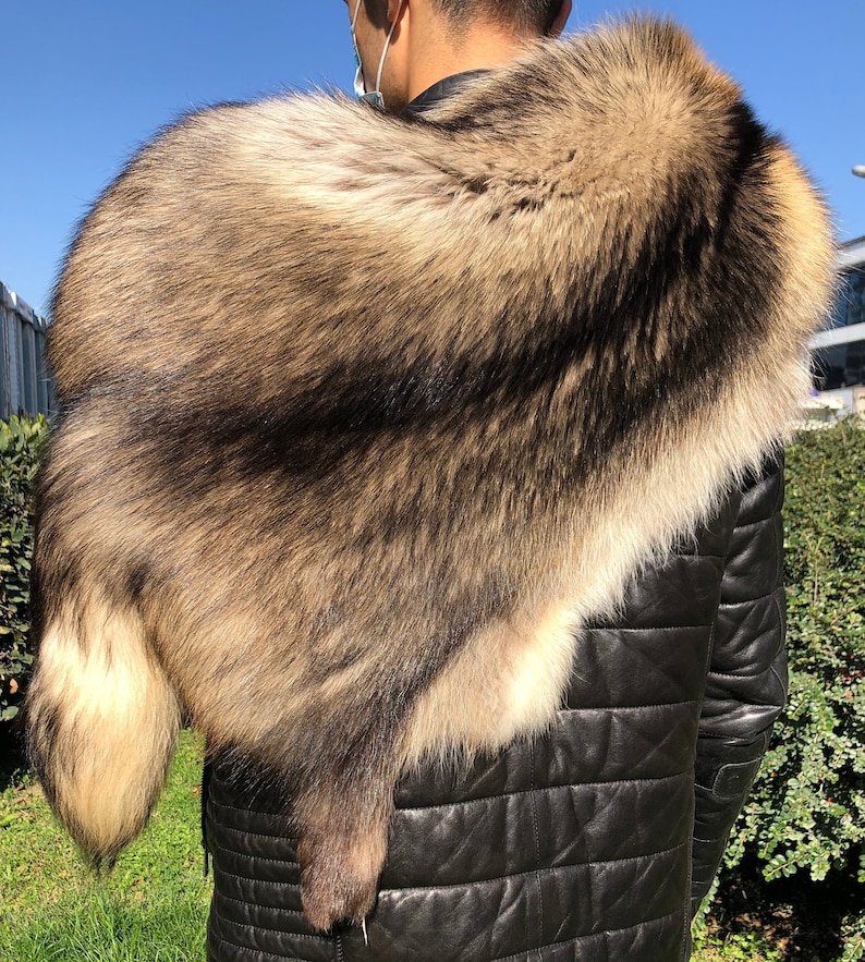Genuine Finland Raccoon Large Size Hunting Animal Pelt Fluffy Soft ...