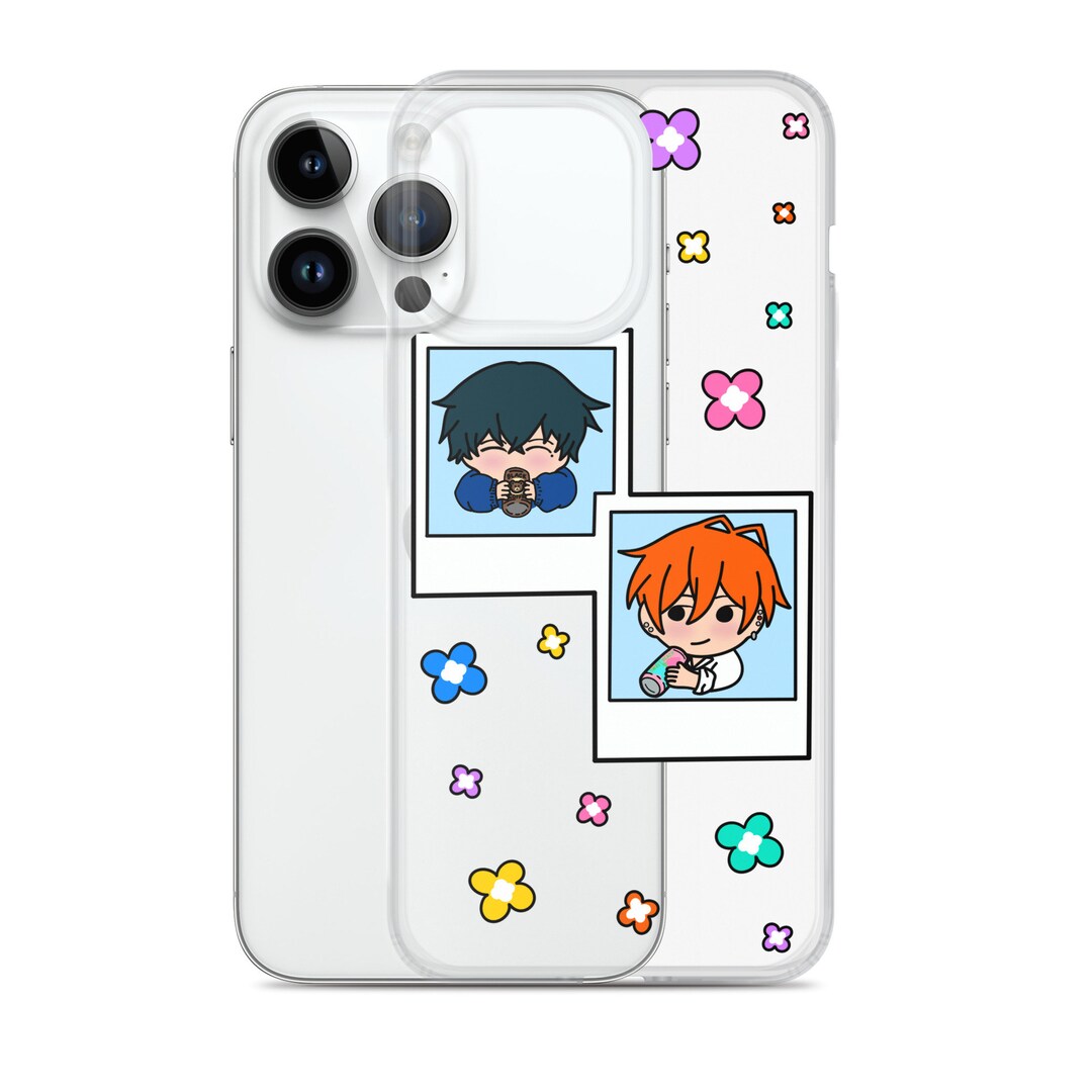 Chibi Flower Boys BL Japanese Drink iPhone Case - Cute, Kawaii, Japan ...